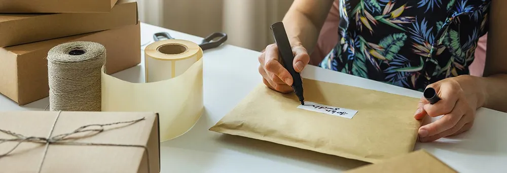 Warensendung der Deutschen Post| Labelprint24