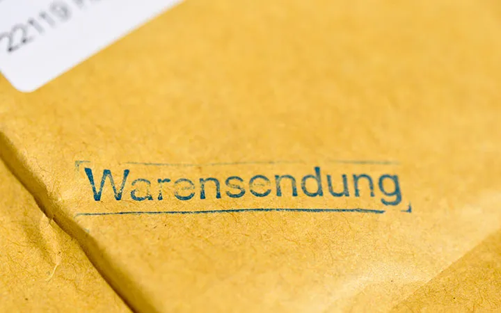 Warensendung der Deutschen Post| Labelprint24